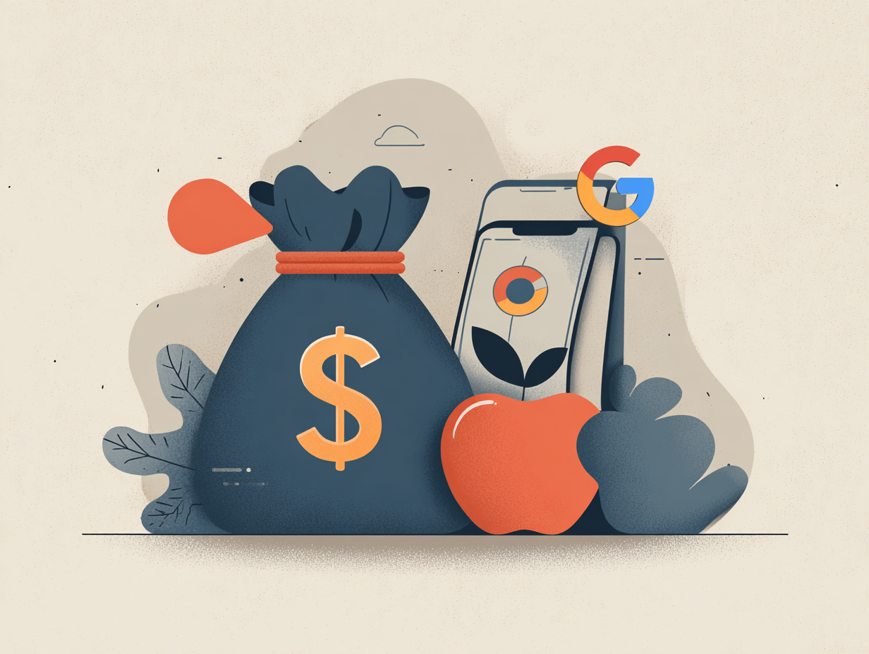 Google betaler 1 milliard USD til Apple for søgebar